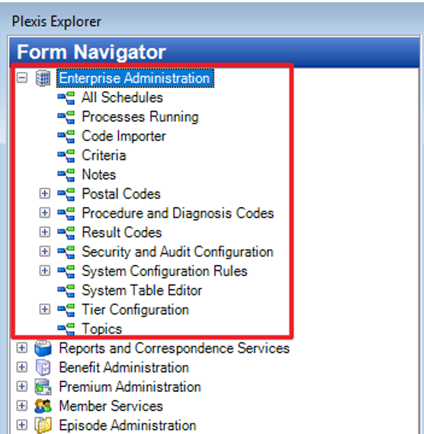 Claim Adjustment Reason Code node missing from Form Navigator after upgrading QC – PLEXIS Support
